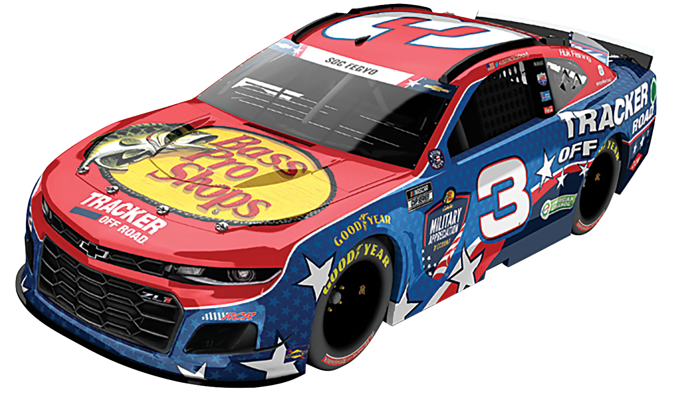 NASCAR Bass Pro Shops #3 Austin Dillon Salutes 1:24 Die-Cast ...
